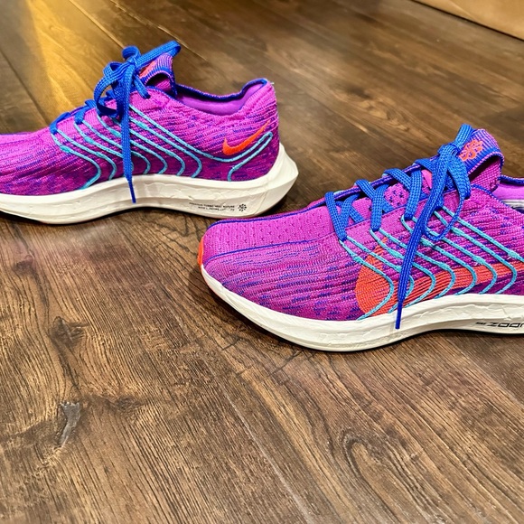Nike | Shoes | Nike Zoom X Vibrant Purple Sneakers With Blue Highlights ...
